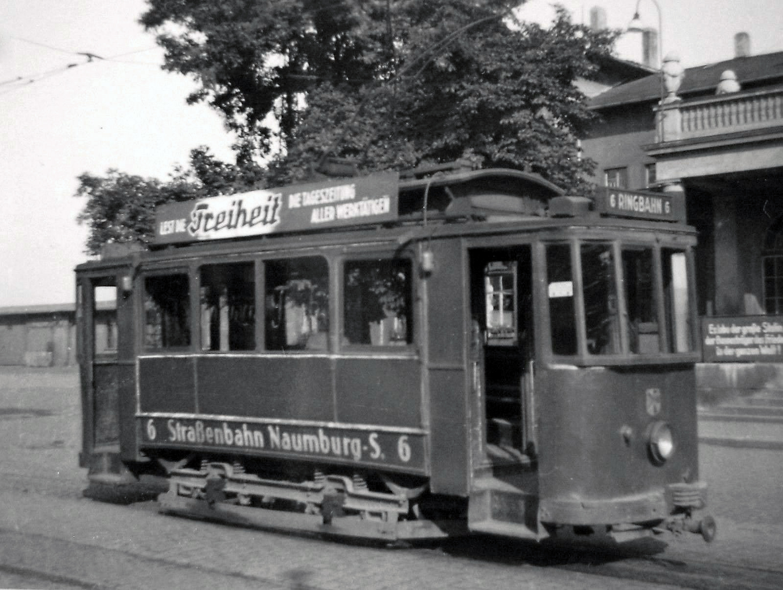 transpress nz: Naumburg electric trams, Germany
