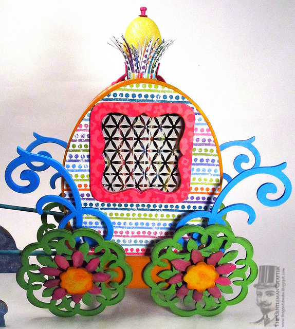The Gentleman Crafter: Sizzix Storybook Easter Carriage- Done!