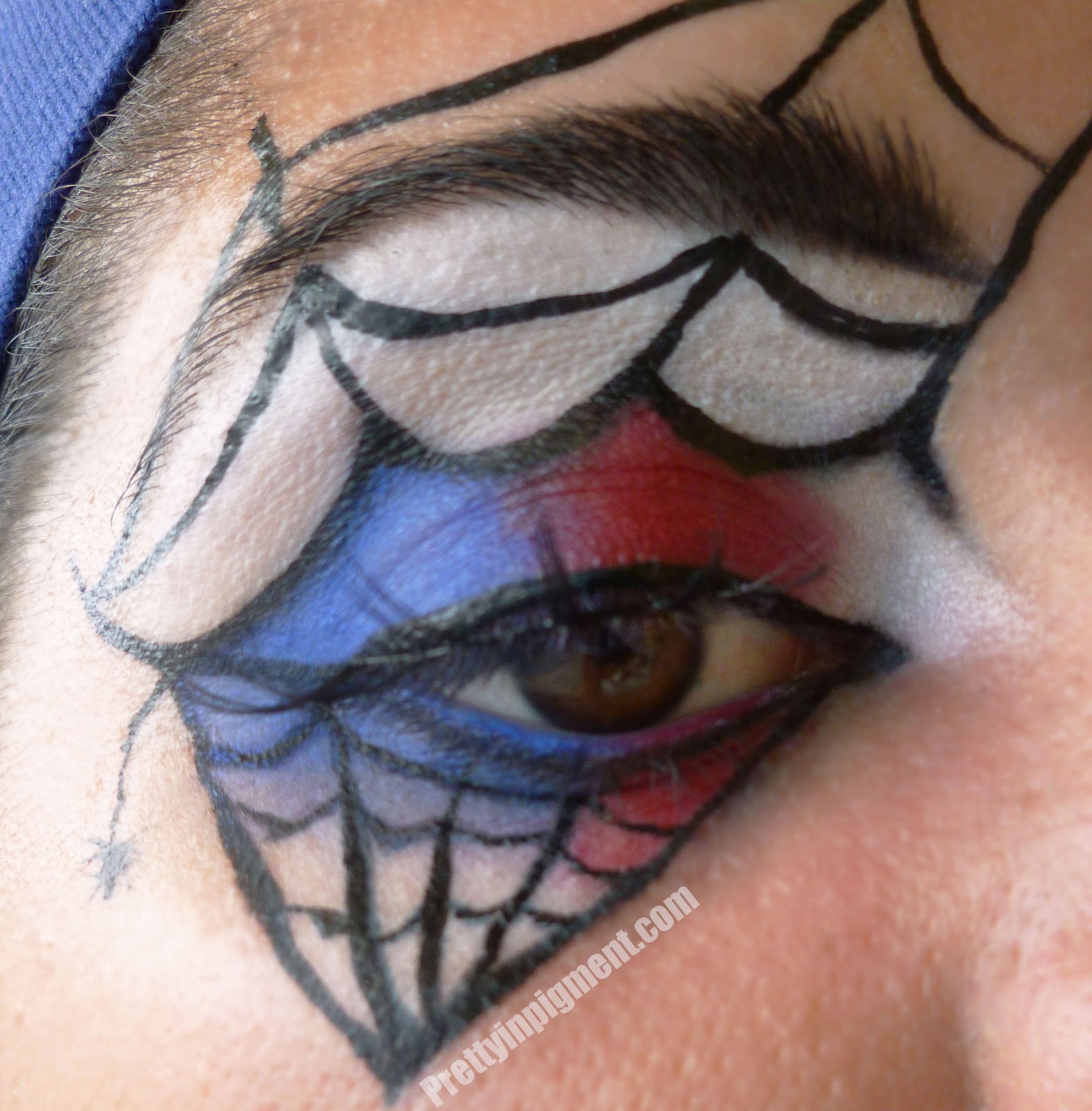 Spiderman Eye Makeup