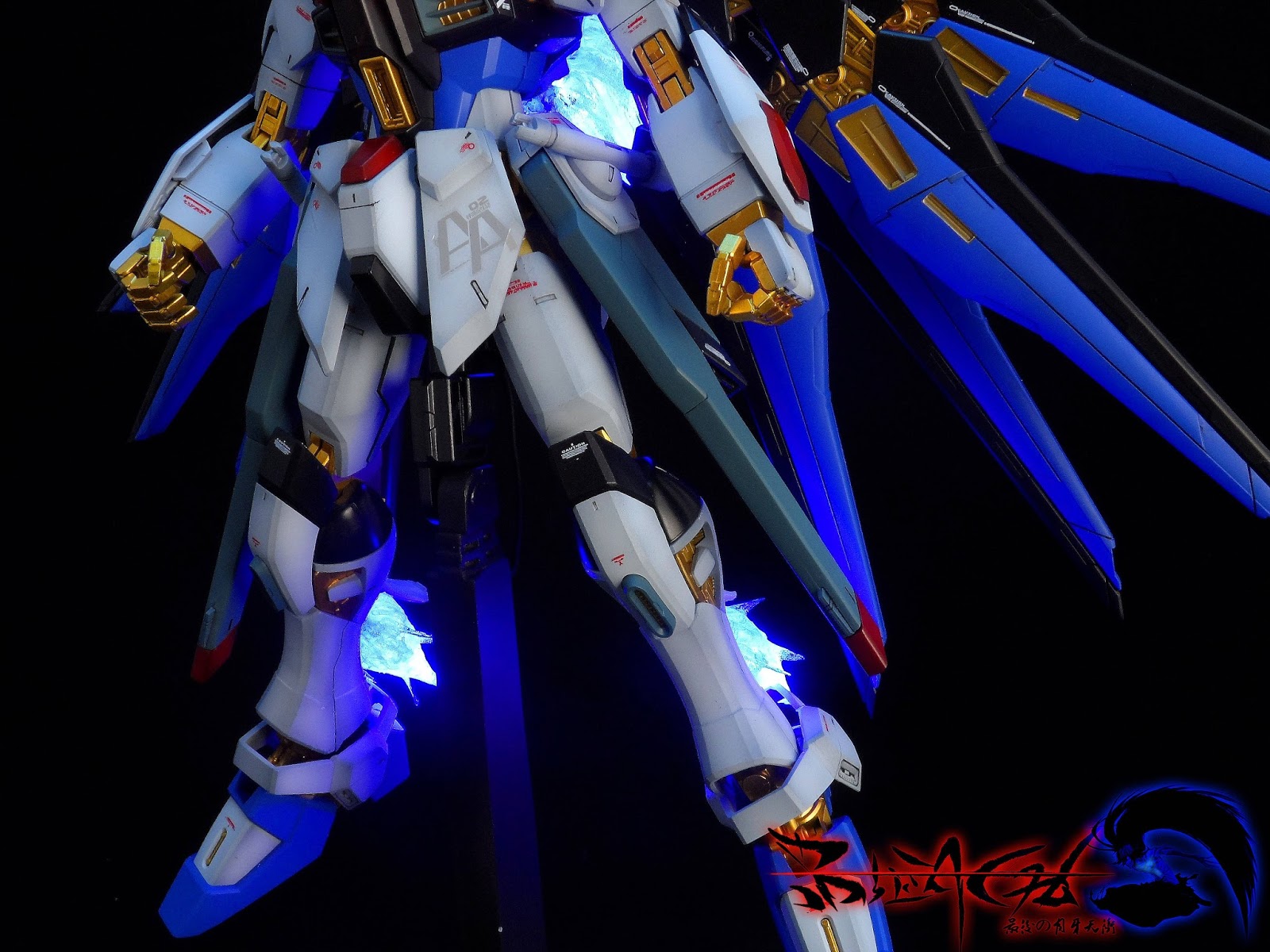 Custom Build: MG 1/100 ZGMF-X20A Strike Freedom Gundam + LED