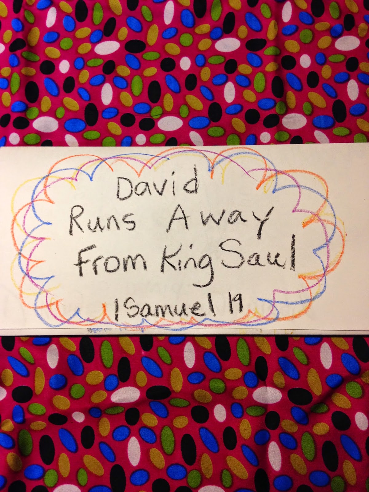 Children's Bible Lessons: Lesson - David Runs Away From King Saul