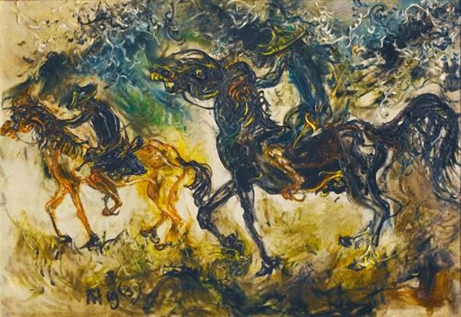 Lukisan Karya Affandi Lengkap Terkenal Beserta Keterangan Penjelasannya