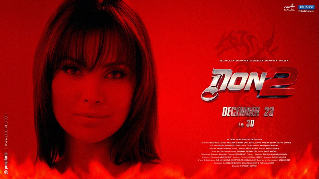 Don 2 Posters: Starring Shahrukh Khan, Priyanka Chopra, Kunal Kapoor | Bollywood Trendz