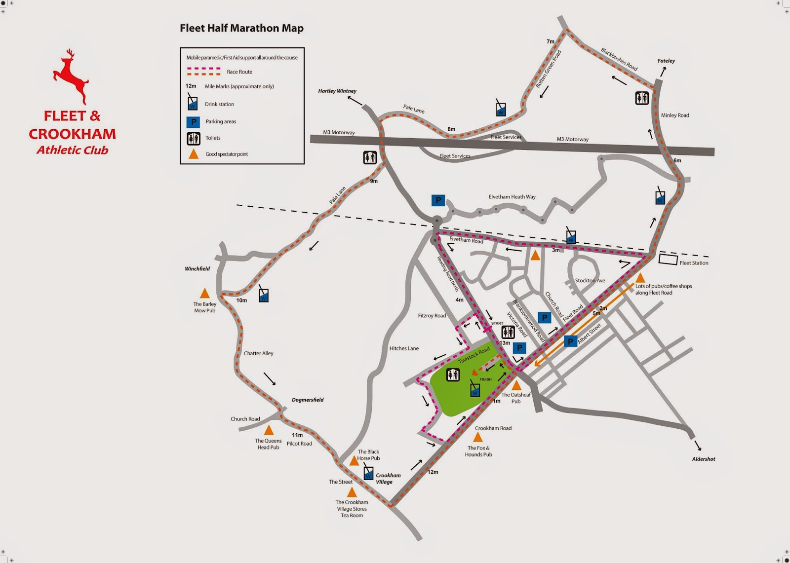 On the Road and Trail: Mad March part 3: Fleet Half marathon