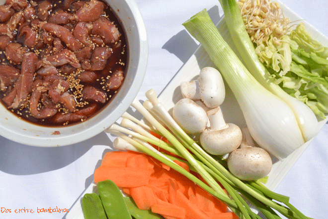 dos entre bambalinas: Comida china: Wok