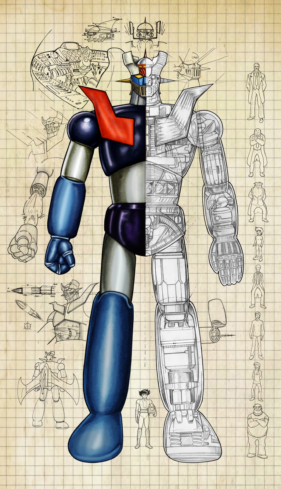 Go Nagai's Super Robots