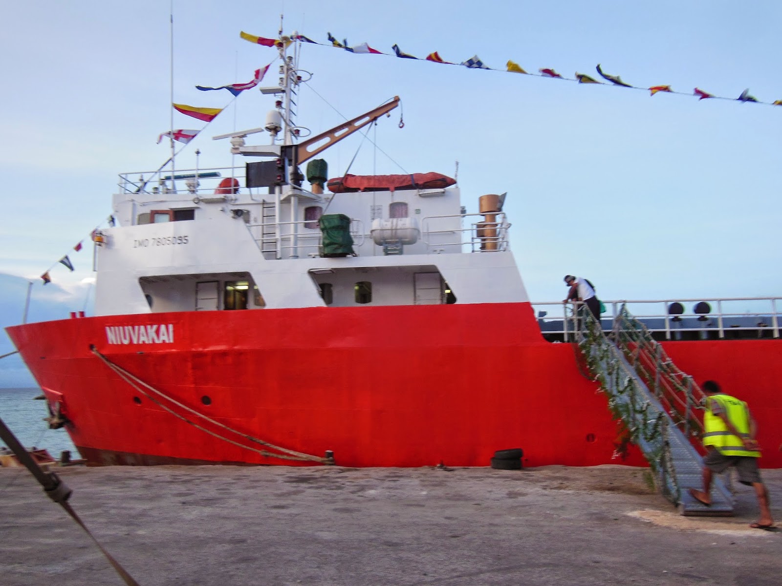 Tonga!: Tonga just bought this new cargo ship. Well, not really, it was ...
