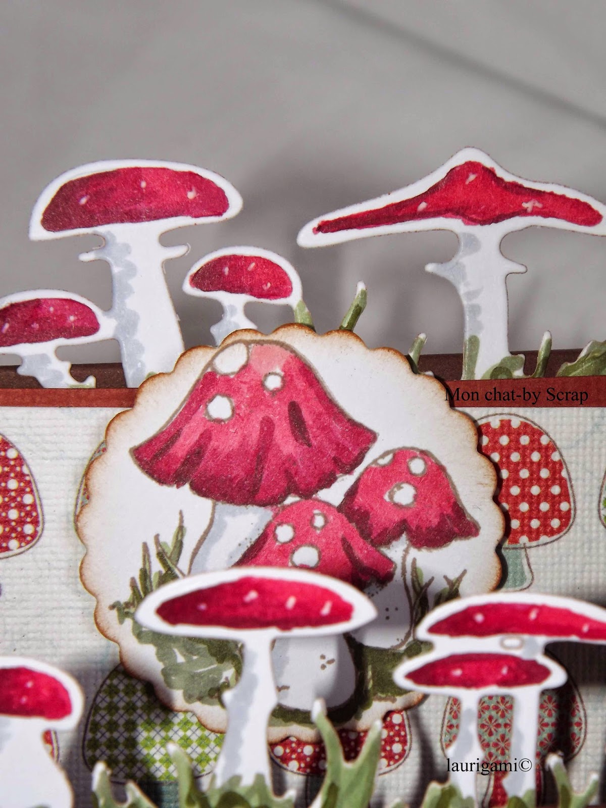 Mon chat by scrap : Carte Magnolia sur le Thème de l'automne