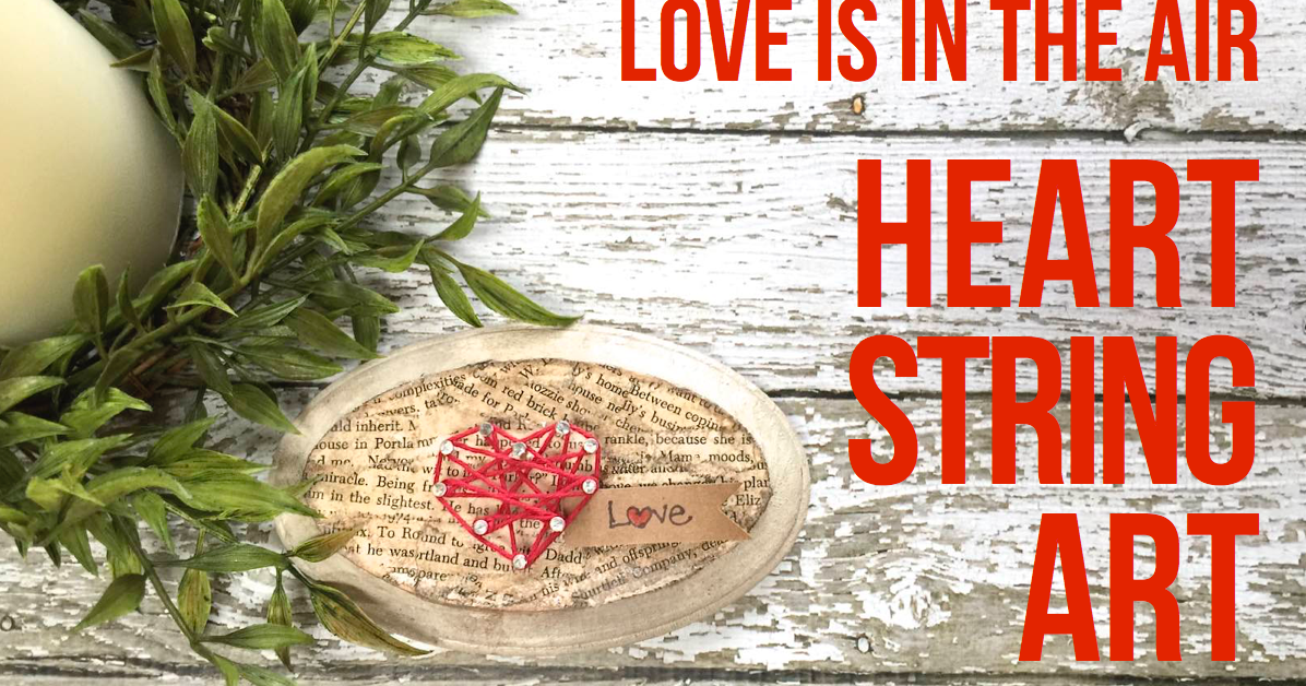 heart string art