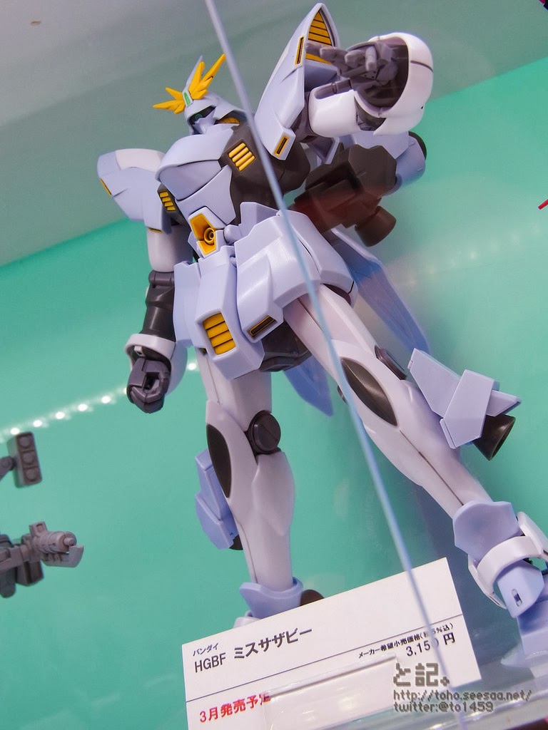 GUNDAM GUY: HGBF 1/144 Miss Sazabi - On Display @ Winter Hobby Fair 2014
