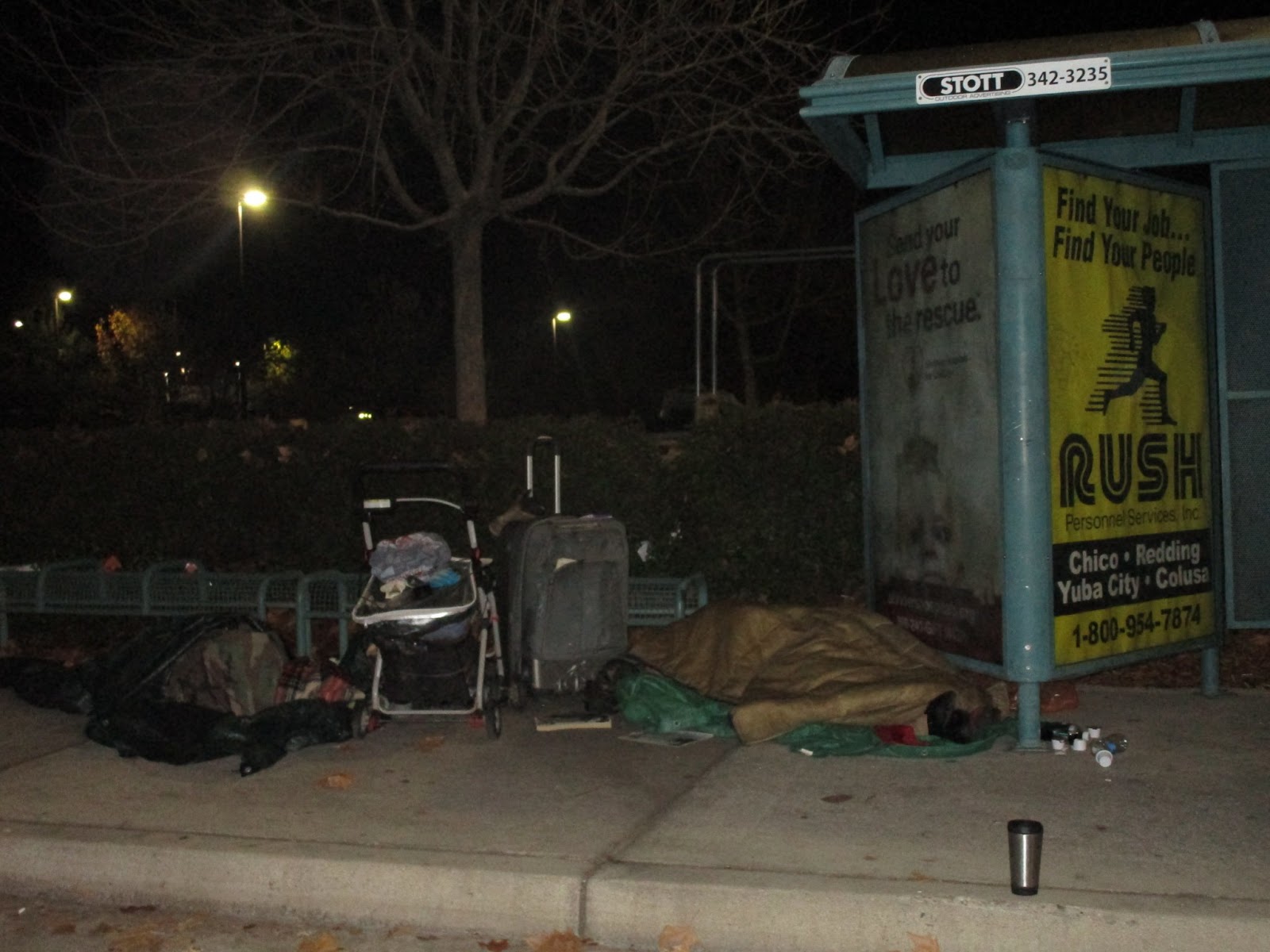 Redding Homeless Blog: Redding California ParkView Homeless Tent City