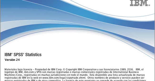 SPSS Statistics v24.0.0 Software de Análisis Estadístico
