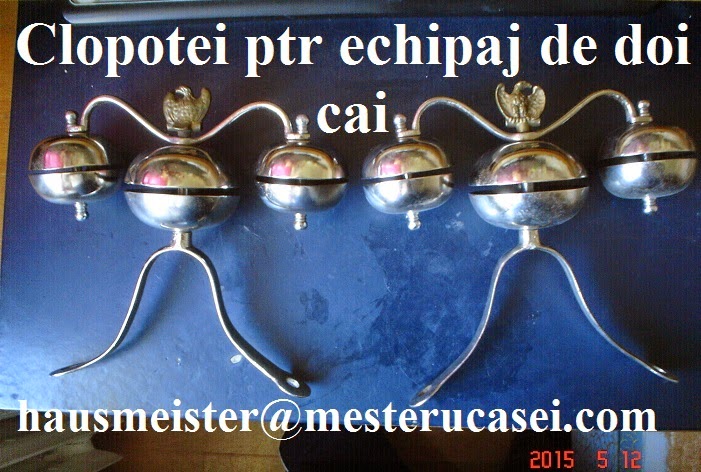 De vanzare: Clopotei pentru echipaj de doi cai inhămaţi la sanie sau ...