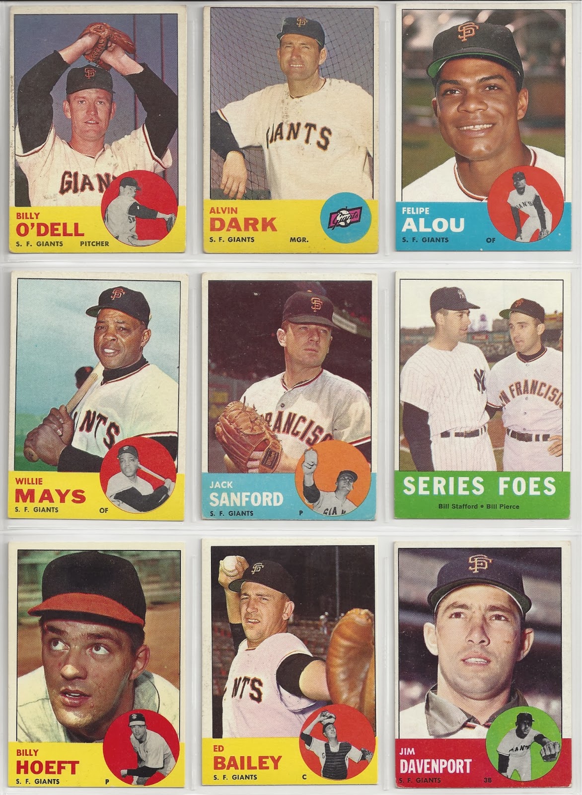 ARPSmith's Sportscard Obsession: 2013 Collection Goal Update - 1963 ...
