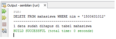 Contoh JDBC Insert Update, dan Delete pada Java dengan MySQL | Download ...