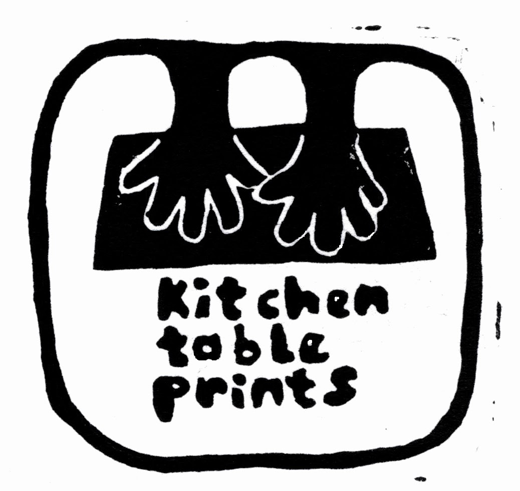 kitchentableprintmaker: kitchen table prints logo