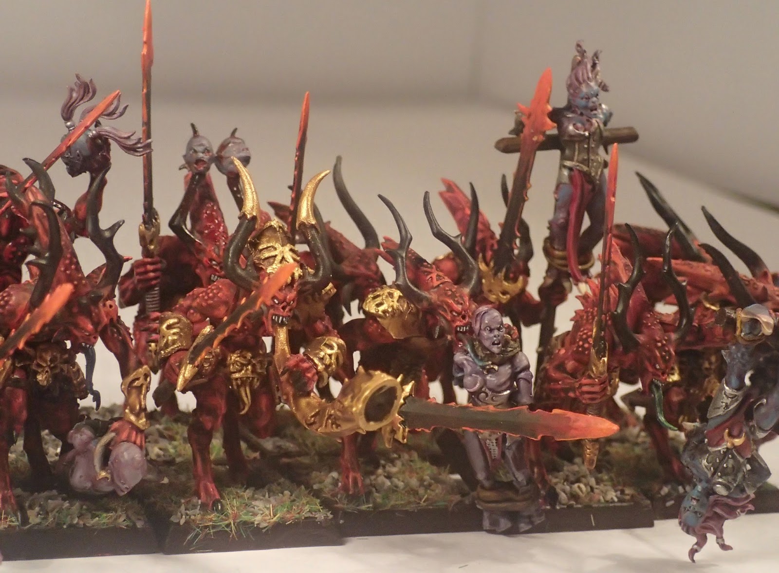 The Greater Army of Khorne: Converted Bloodletters with Daemonette ...