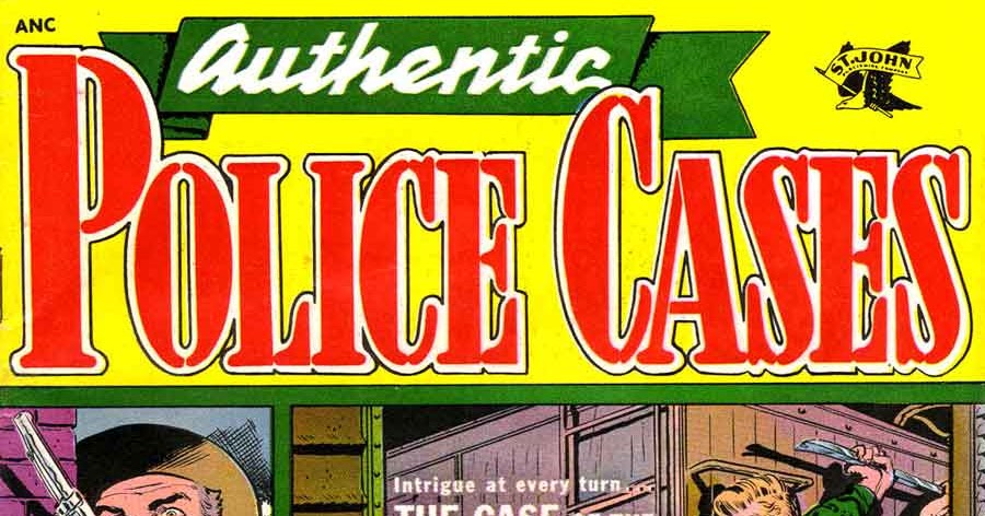 Authentic Police Cases #34 - Matt Baker cover - Pencil Ink