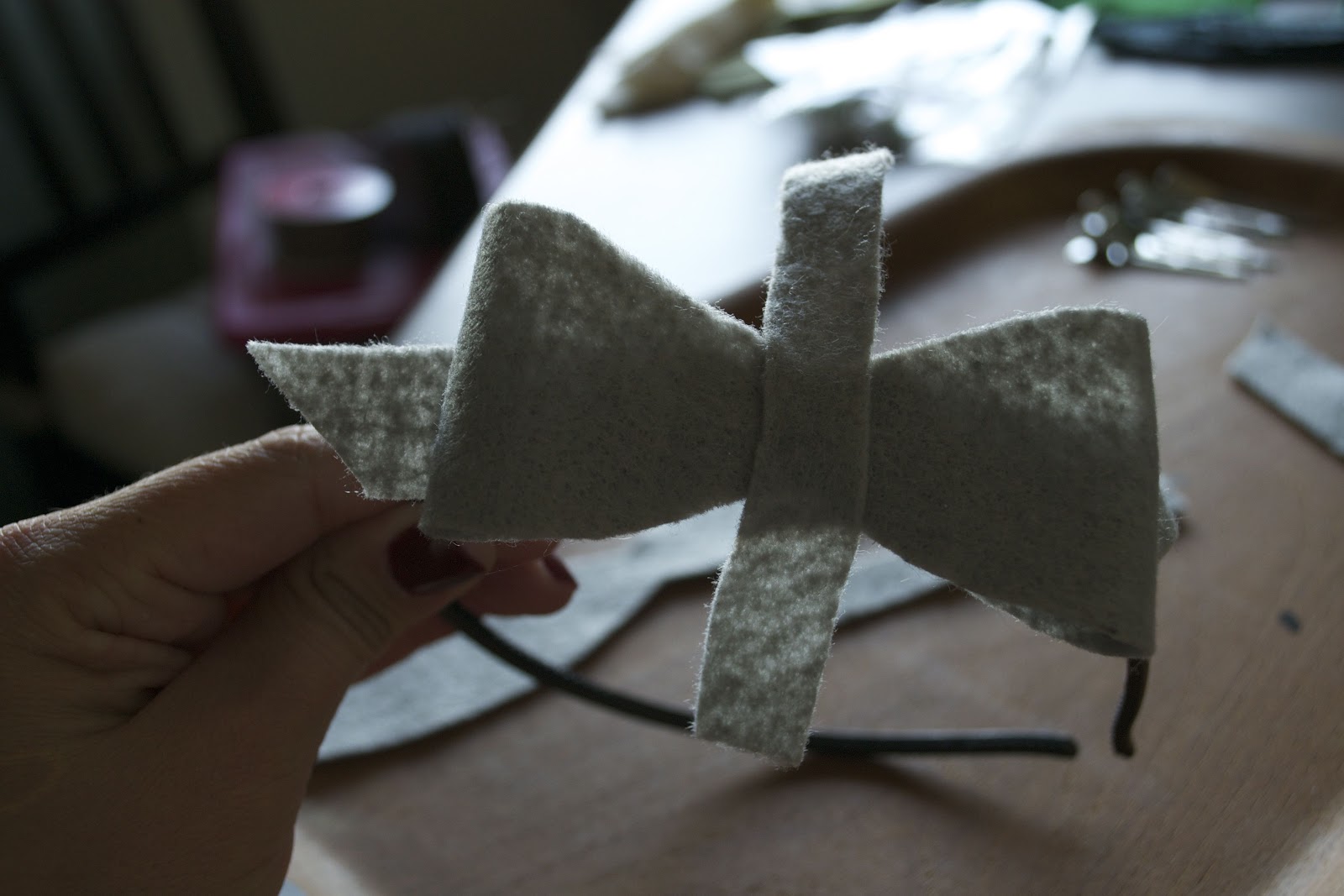 with two n's: Felt Bows! Felt Bows! Felt Bows!