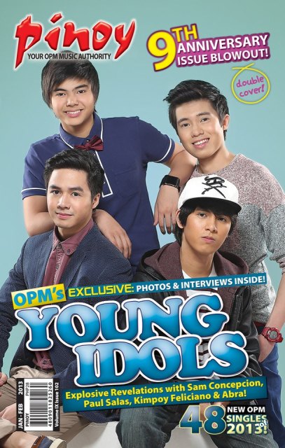 Paul Salas, Sam Concepcion, Kimpoy Feliciano and Abra Cover Pinoy Mag ...
