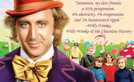 From Valerie's HeART: Invention & Willie Wonka