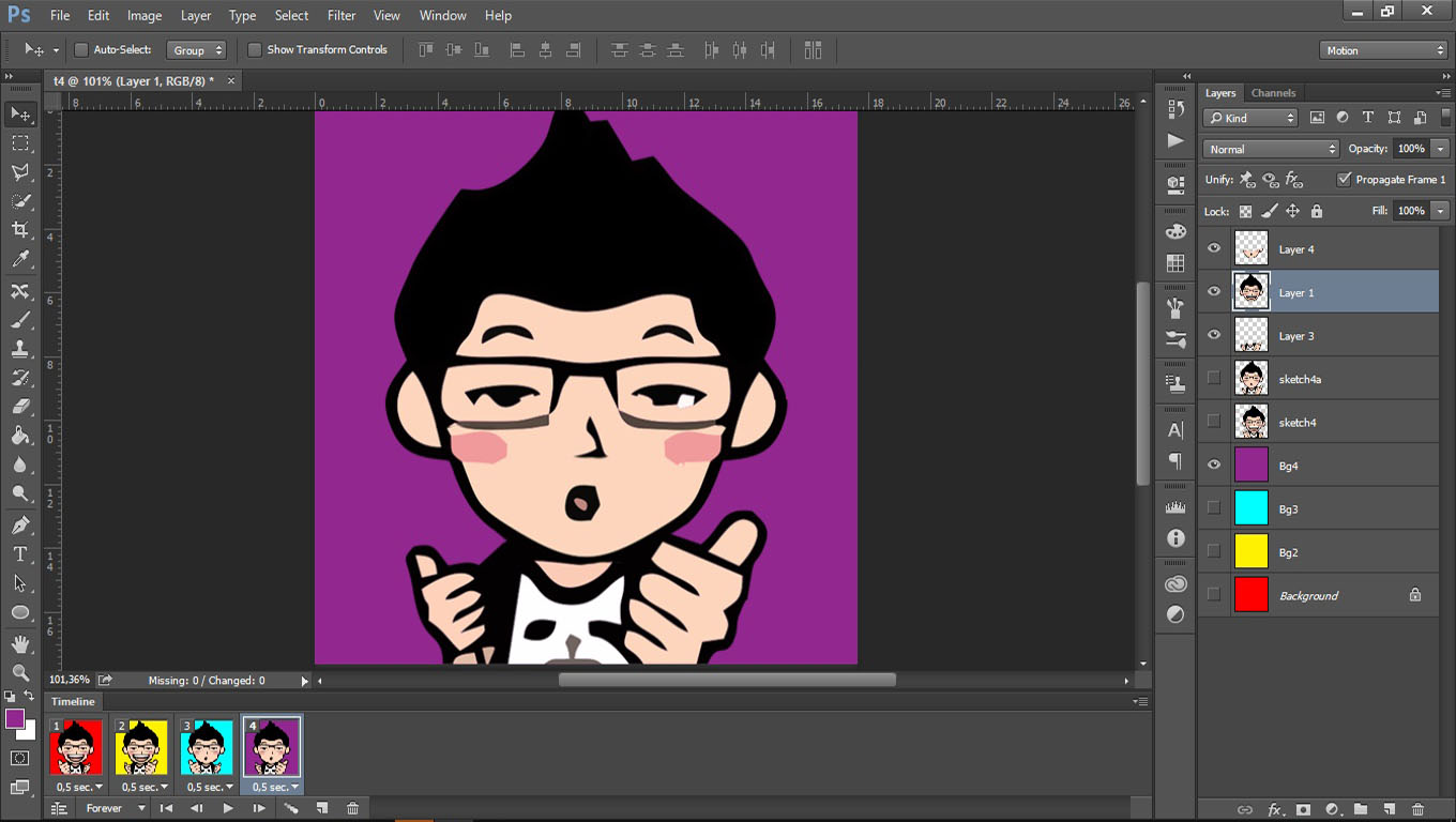 Membuat Animasi Sederhana ~ Catatan Ricky