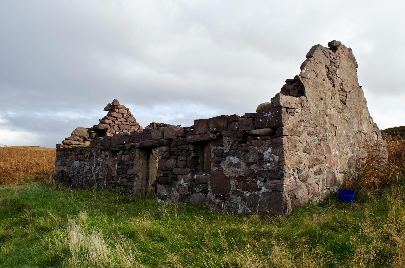 Mountain and Sea Scotland: Abandoned croft, Enard Bay