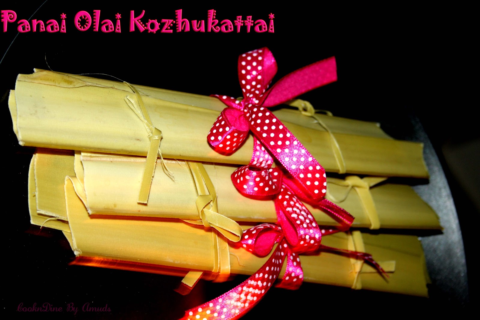 CooknDine....: Palm Leaf Kozhukattai(Panai Olai Kozhukattai)