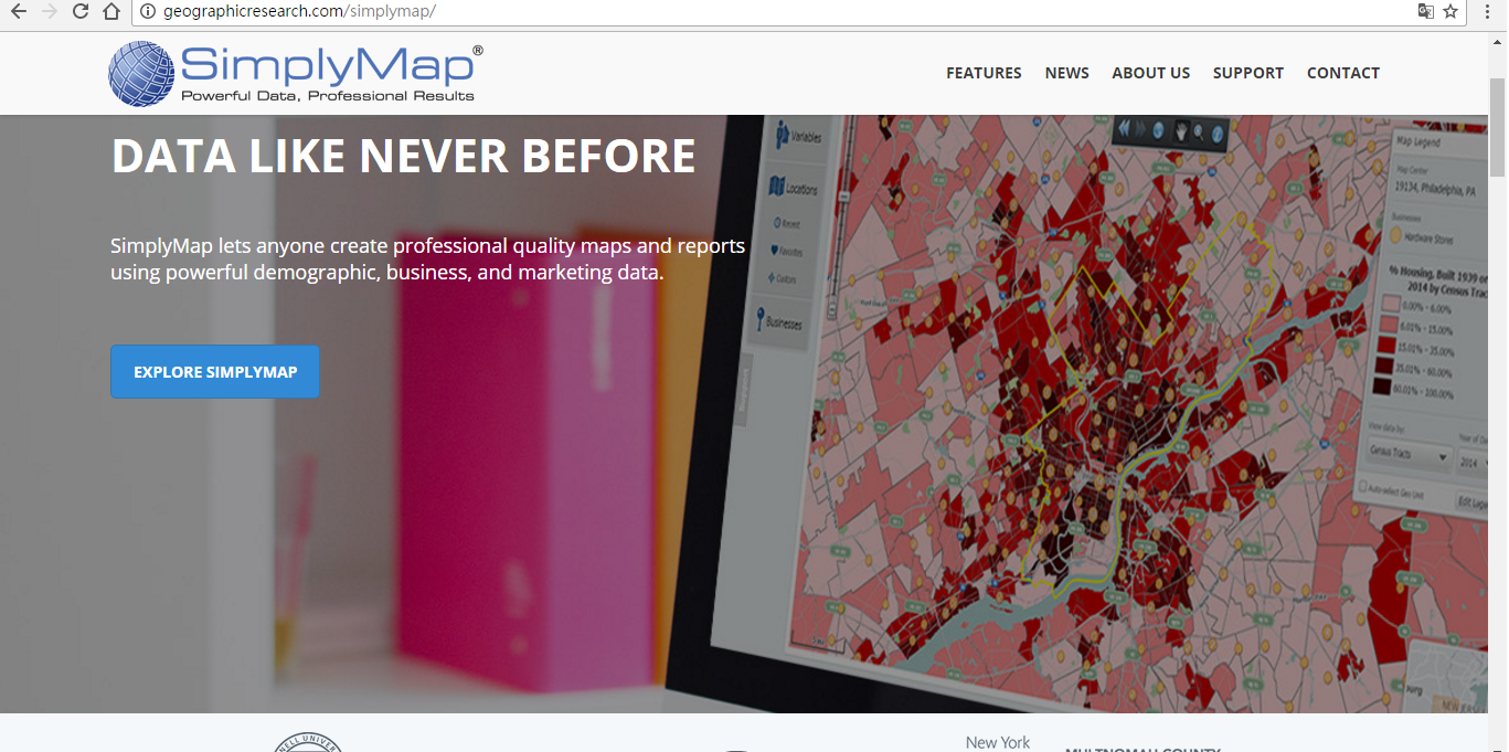 地理資訊系統: SimpleMap介紹