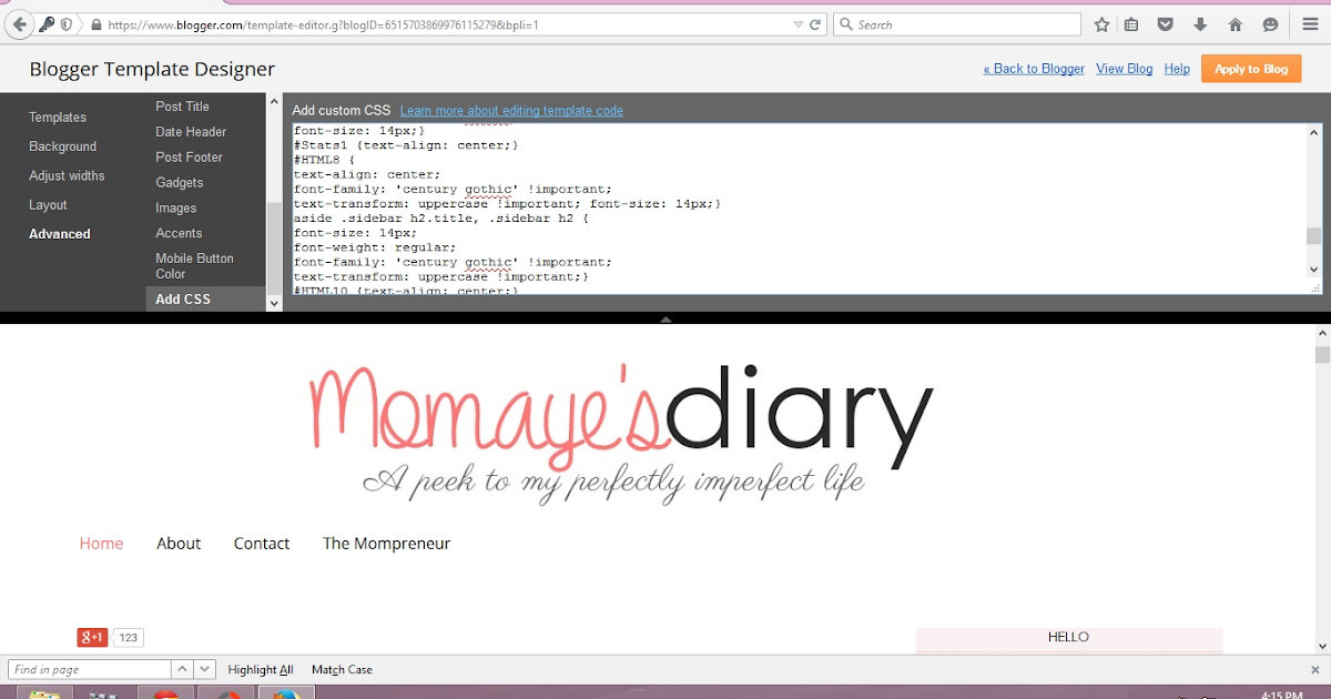 How to Customize the Blogger Page Header