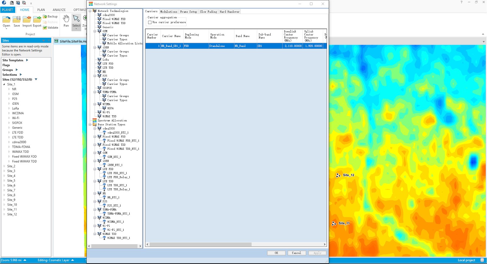 Software Solution: Infovista Planet 7.1 (mentum planet) license