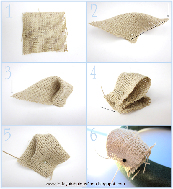 Crafting on a Budget: DIY: Burlap Bubble Wreath Tutorial