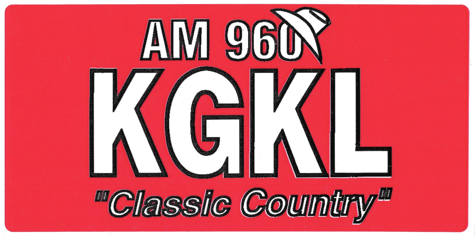 Radio Sticker of the Day: KGKL AM & FM