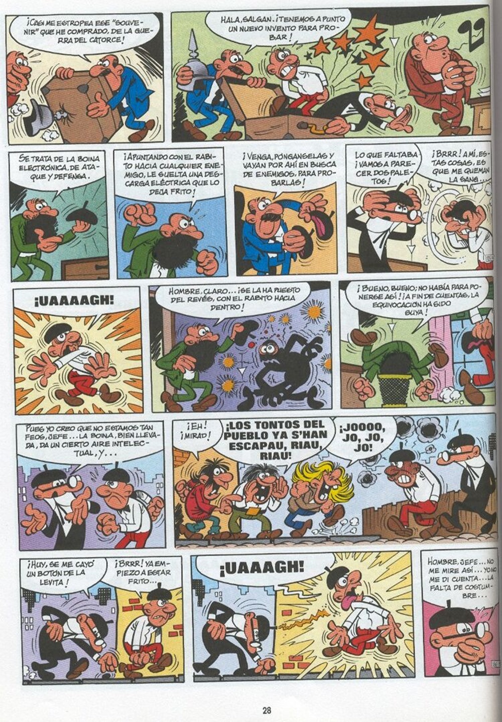MORTADELO Y FILEMON-Los inventos del Profesor Bacterio-EM ESPANHOL