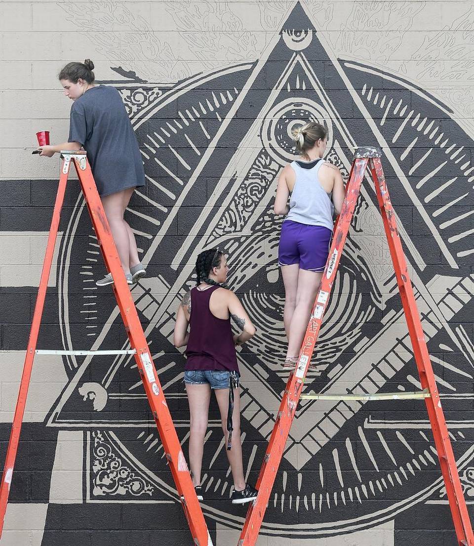 Masonic Lodge Murals