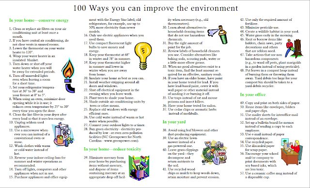 Eco Friendly: 100 Ways to Improve the Environment