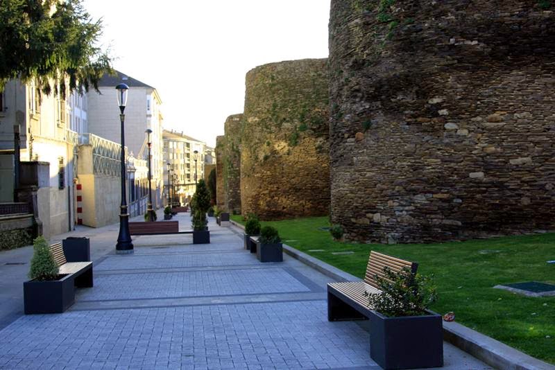 The Roman Walls of Lugo, Spain