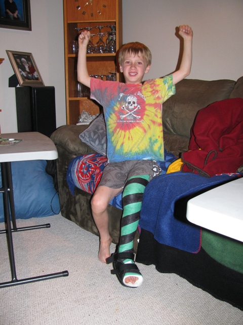 Where will this little foot take him?: June 2011