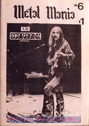 METAL MAGAZINES: METAL MANIA (USA)