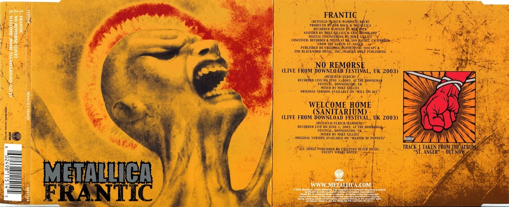 Chia sẻ nhạc Lossless & Lossy: Metallica - 2003 - Frantic (Singles CD ...