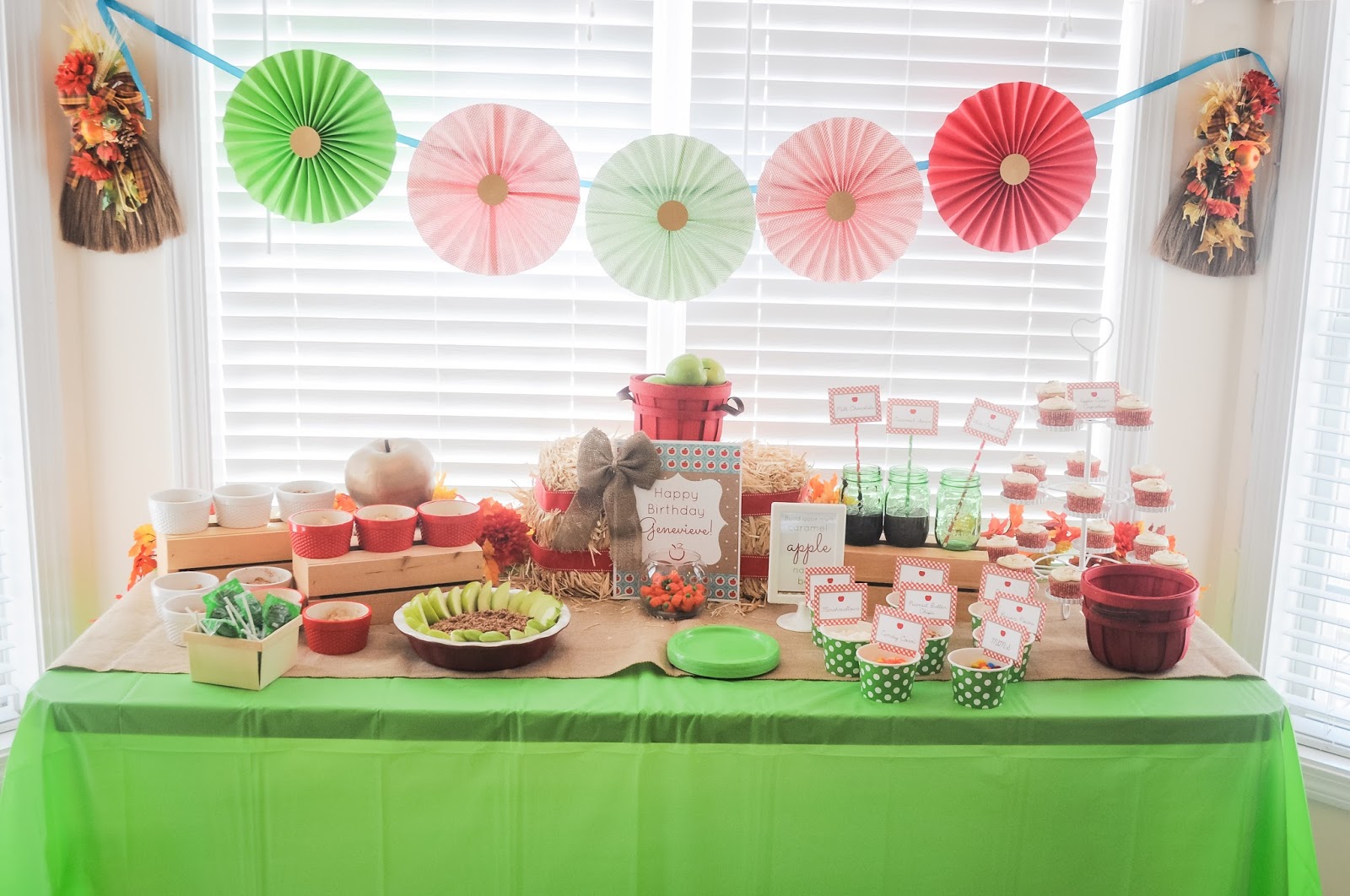 Genevieve's Apple Themed Birthday Party plus a Handy Shopping Guide ...