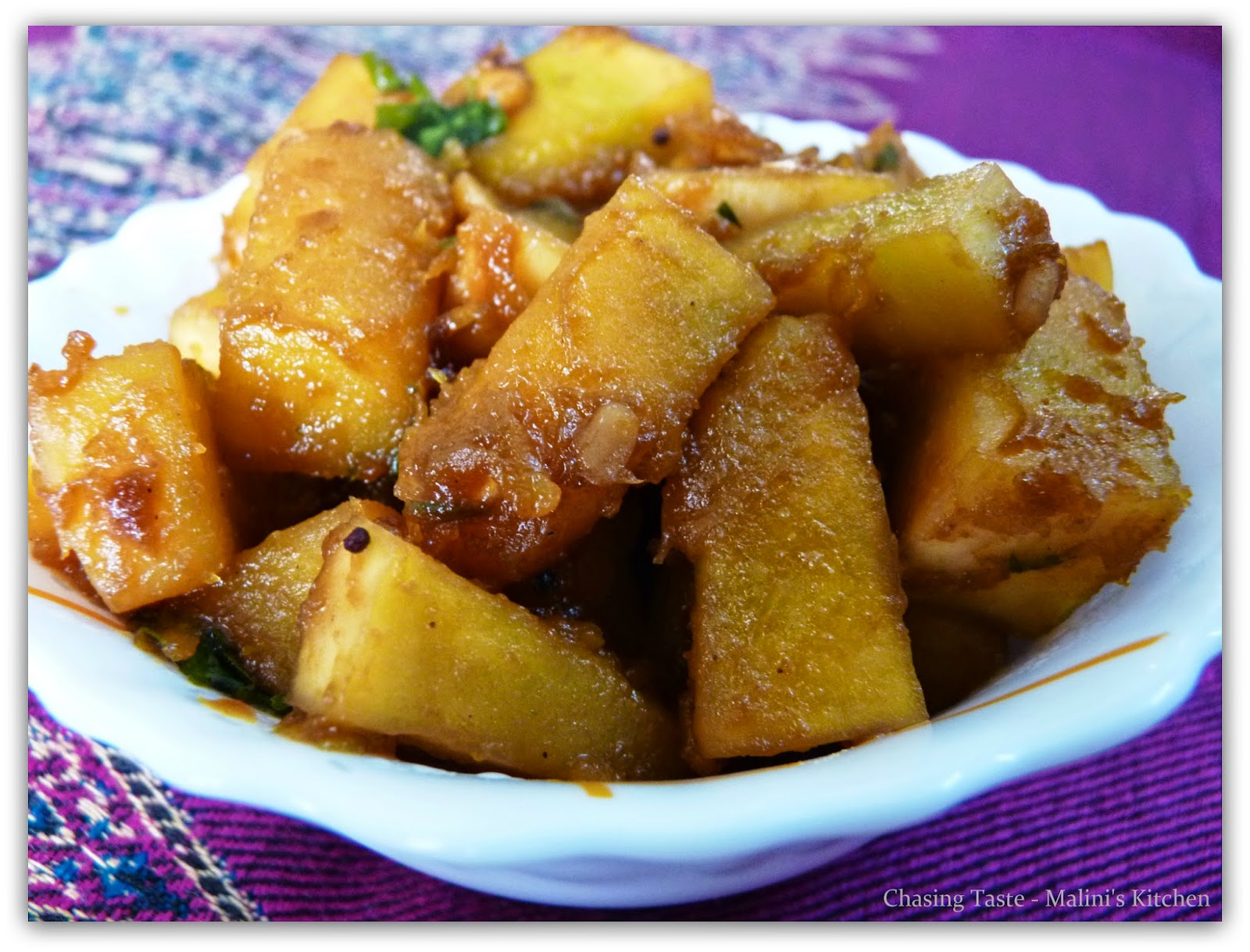 Chasing Taste: Parangikai (Arasanikai) Poriyal - Yellow Pumpkin Stir ...