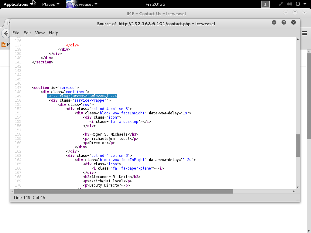 The Professional Hacker Digest: Vulnhub - IMF Walkthrough