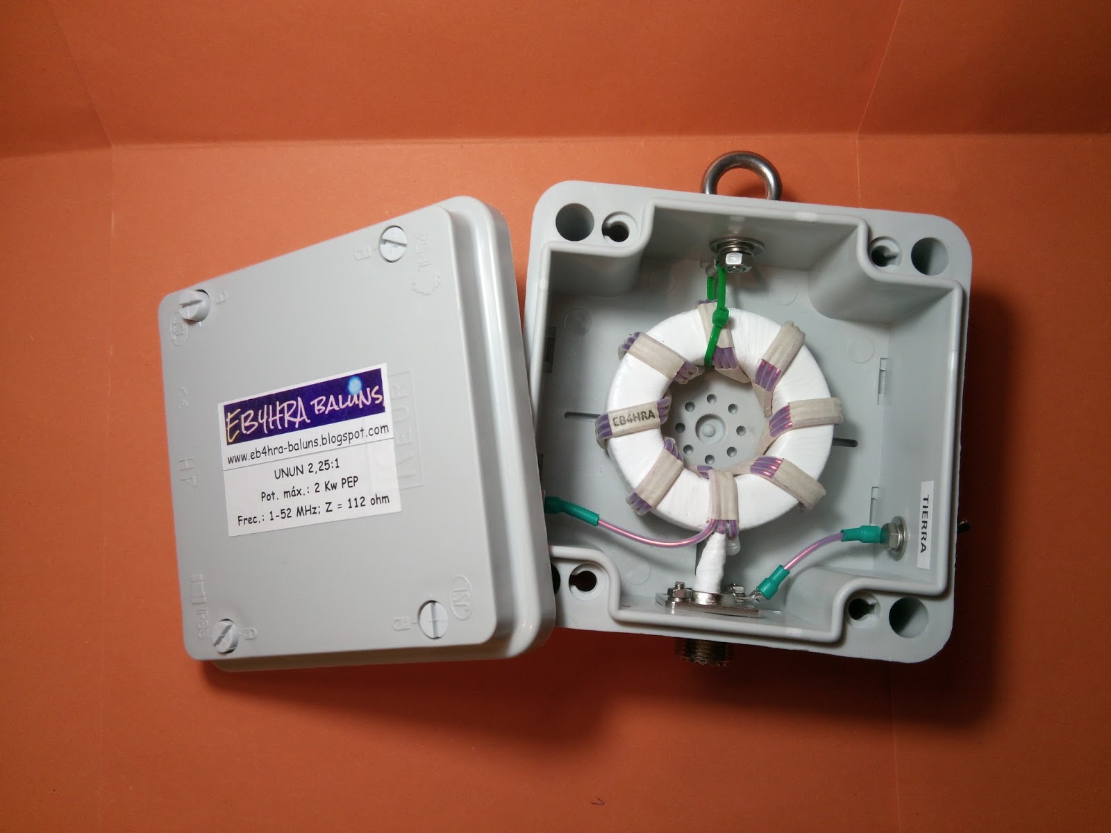 EB4HRA BALUNS: UNUN 2:1