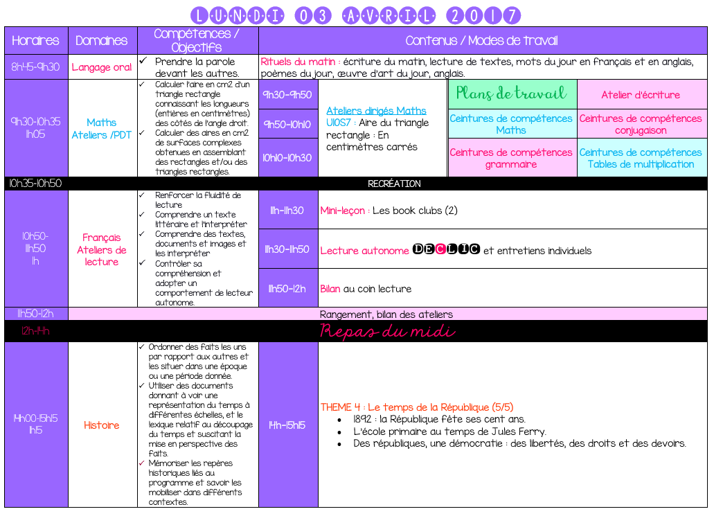 L'univers de ma classe: [2016-2017] Mon nouveau fonctionnement