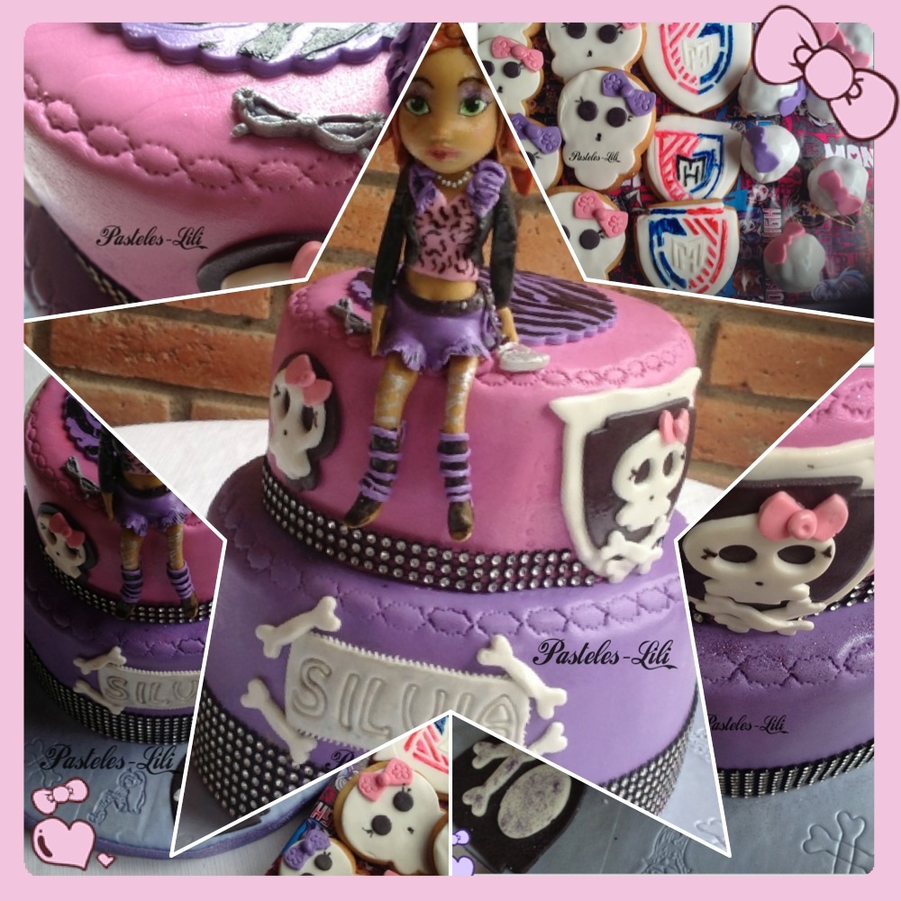 PASTELES-Lili: Pastel Monster high-Wolf-Silvia 10 años
