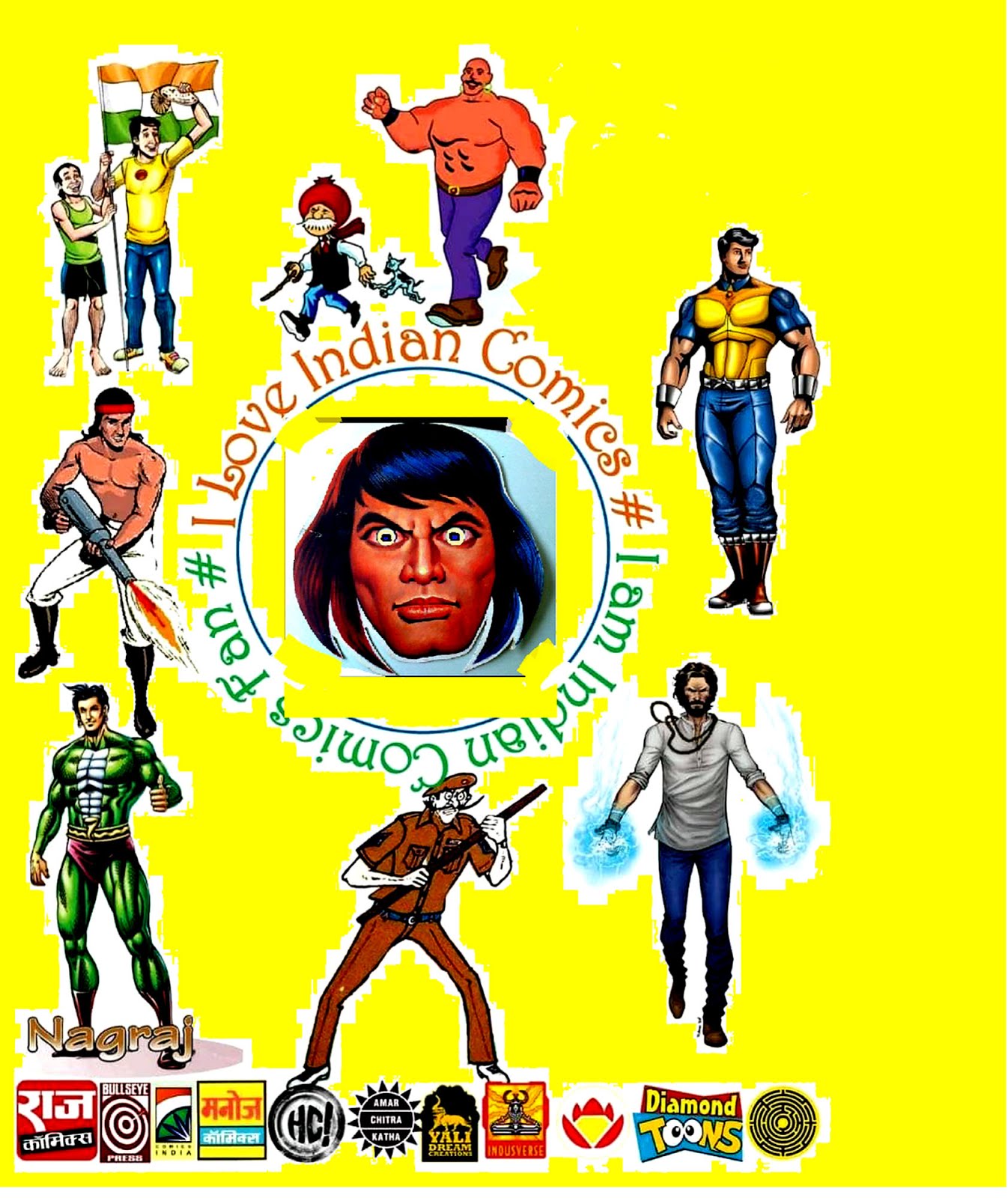 कॉमिक्स कवर संग्रह : SAGAR-SALIM COMICS COVERS (25)