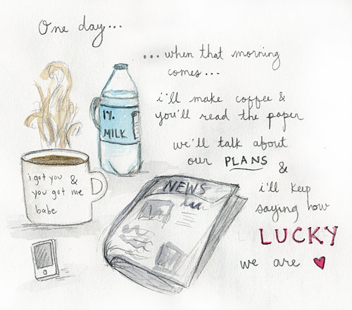 oh september | illustration by gabrielle