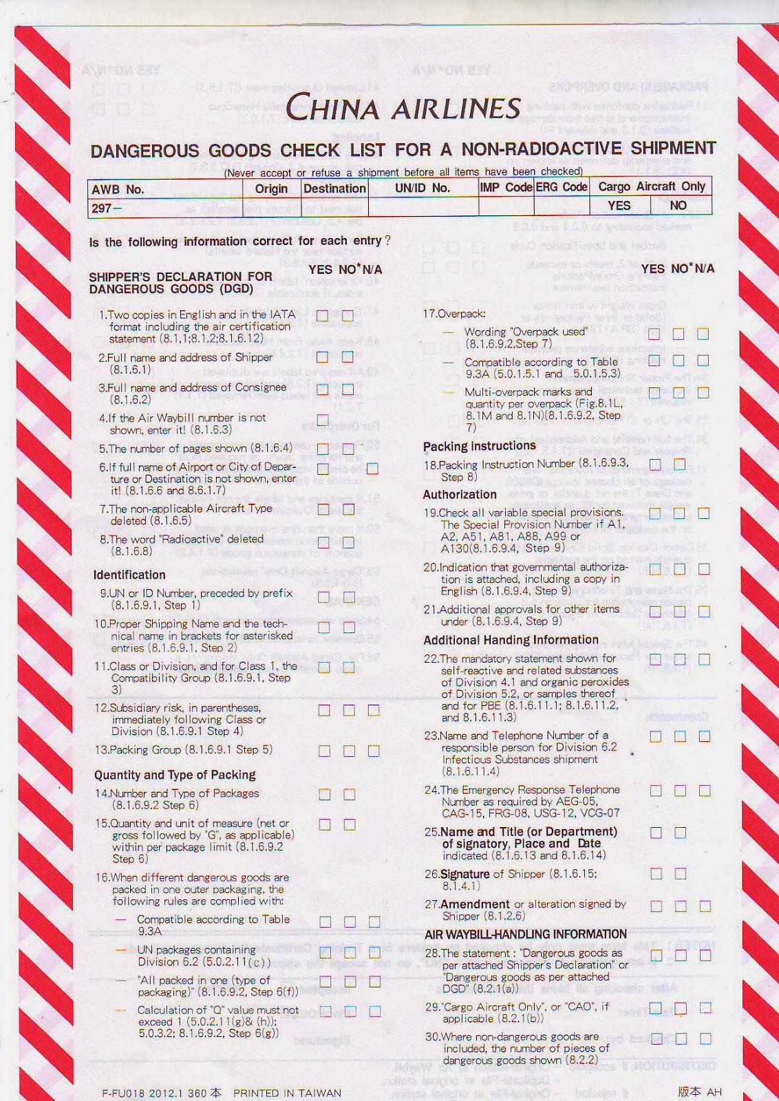 e-Learning CI: DG CHECKLIST