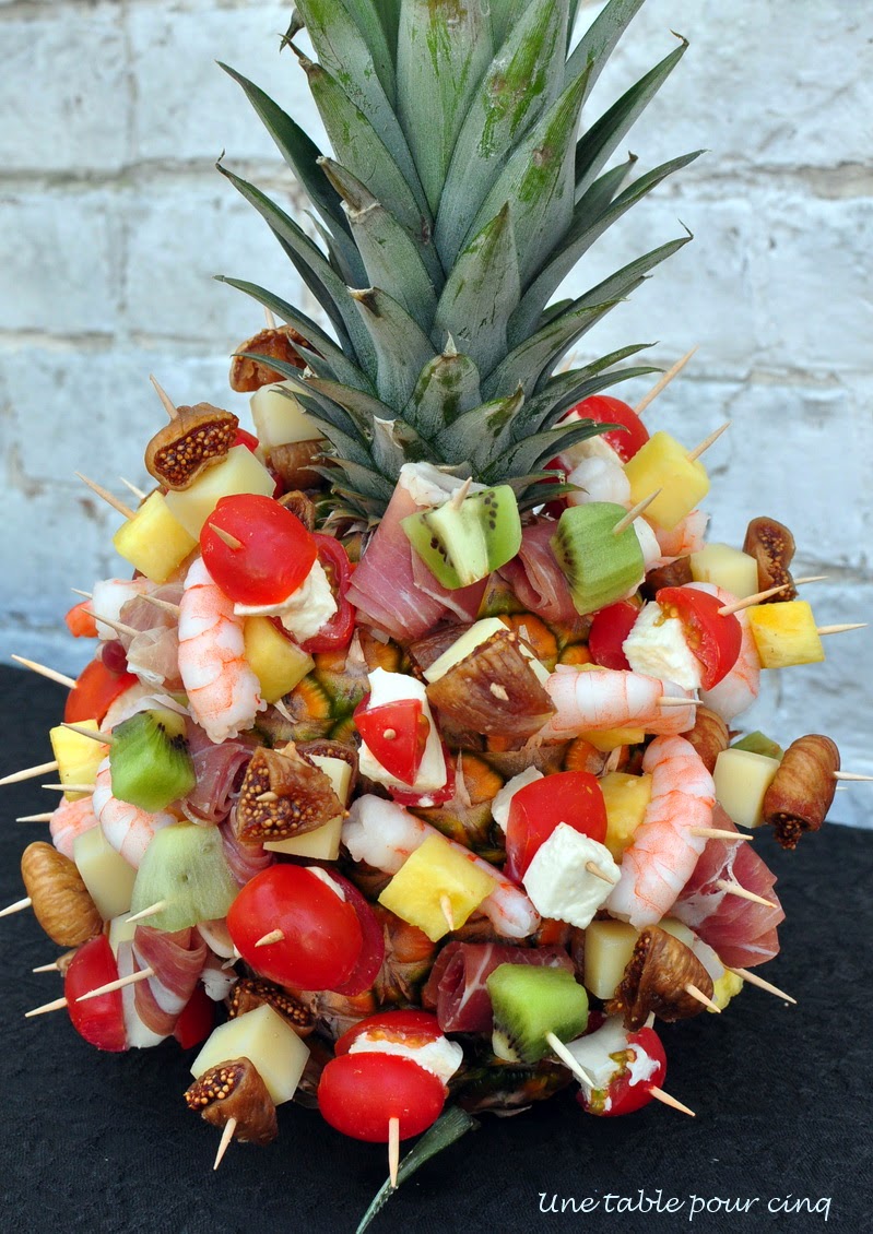 Une table pour cinq: Mini brochettes apéritives